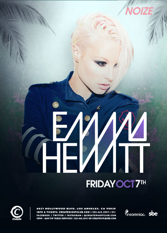 Emma Hewitt @ Create – EDM Life