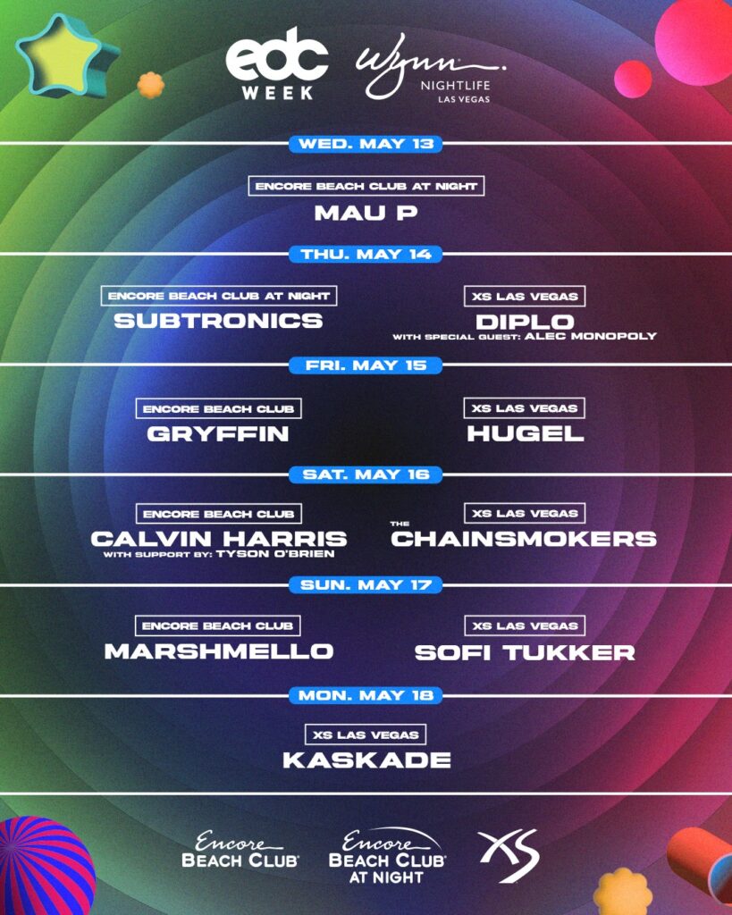 EDC Week at Wynn Nightlife: The Ultimate Party Lineup at XS and Encore ...