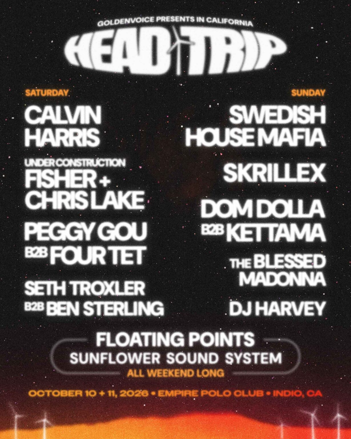 Goldenvoice drops surprise October Indio fest with Calvin Harris ...